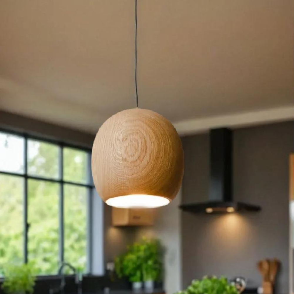 Wooden Drop Light – Wood Sajawat