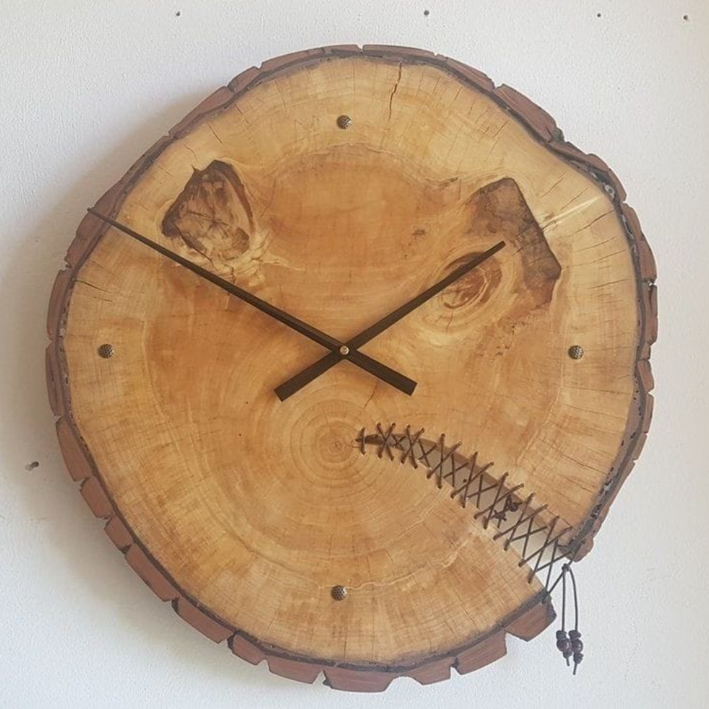 Buy Wooden Wall Clocks at Best Price in Pakistan – Wood Sajawat